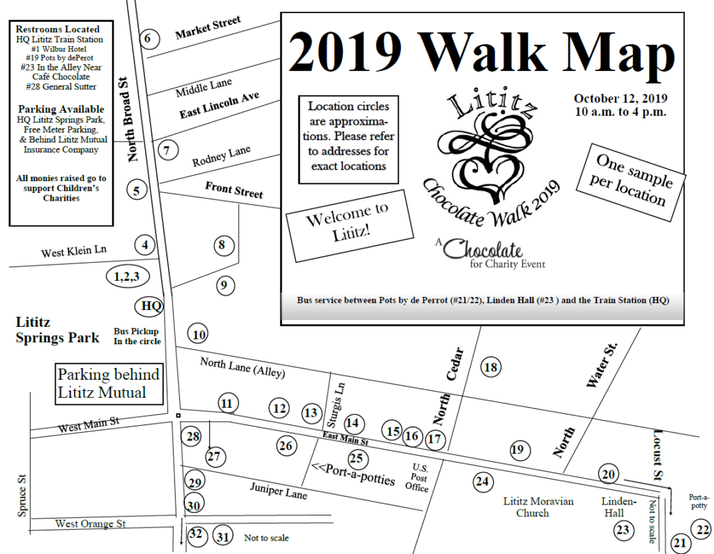 Map – Chocolate Walk
