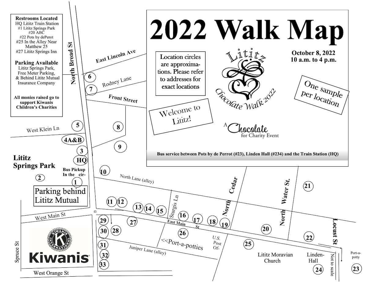 Map – Chocolate Walk