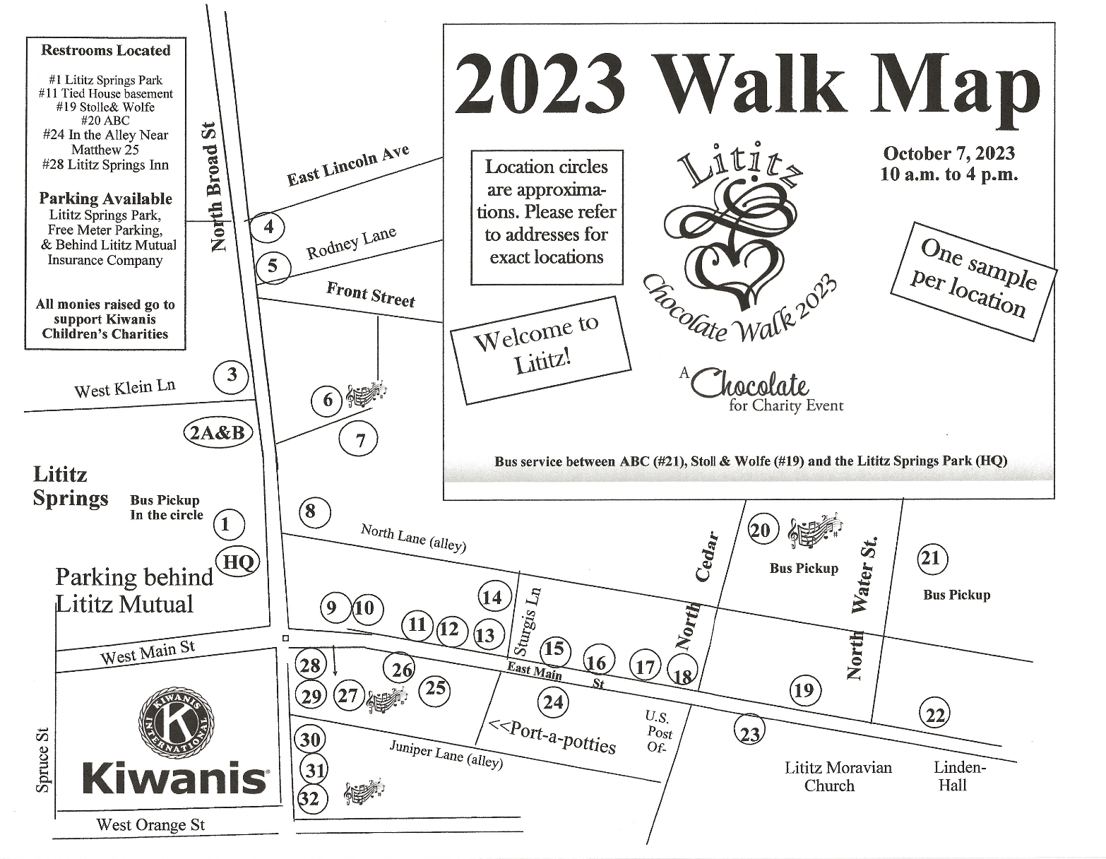 Map – Chocolate Walk